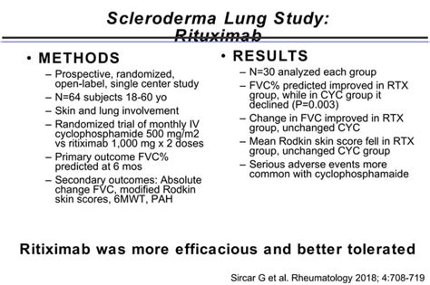 Update On Scleroderma And The Lung Ppt