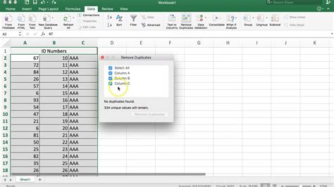 How To Remove Duplicates With Multiple Columns In Excel 2018 Youtube