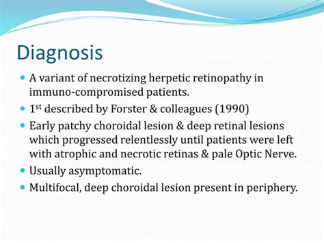 Acute Retinal Necrosis Pptx