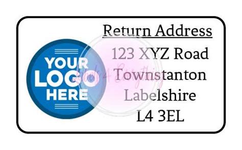 Return Address Stickers Labels4everything