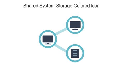 Shared System Storage Colored Icon In Powerpoint Pptx Png And Editable Eps Format PPT PowerPoint