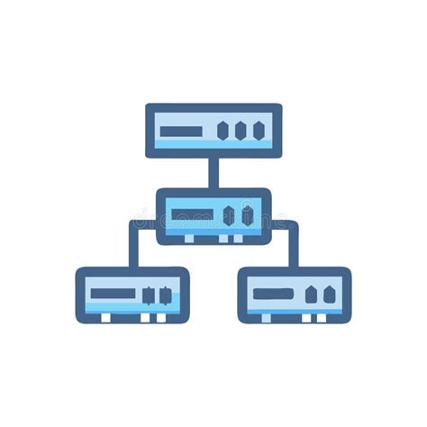 Network Switch Icon For Connectivity Stock Illustration Illustration Of Electrical