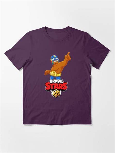 El Primo A Rsiklet Brawl Stars Brawlers K Yafet Kost M Hesab Unisex Yaz T Shirt Ngiltere