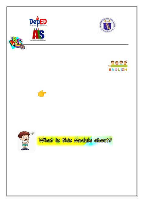 Writing A Simple Paragraph Week 3 Republic Of The Philippines Department Of Education