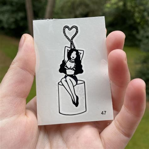 🫧 Sexy Bondage Pin Up Girl With Heart Shaped Rope Depop