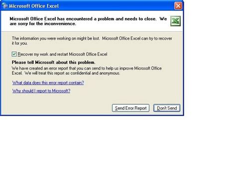 Microsoft Excel Error Tech Support Guy