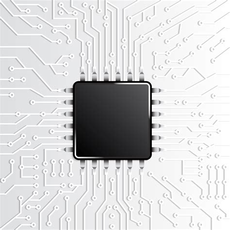 Microchip Pattern Black And White