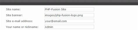 Php Fusion Main Site Settings Overview Inmotion Hosting