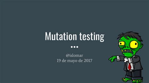 Mutation Testing Speaker Deck