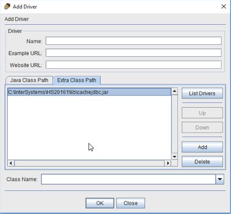 Connecting To Caché With Squirrel Sql An External Sql Client
