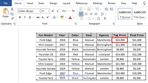 how to put a large excel table into word 7 easy methods exceldemy