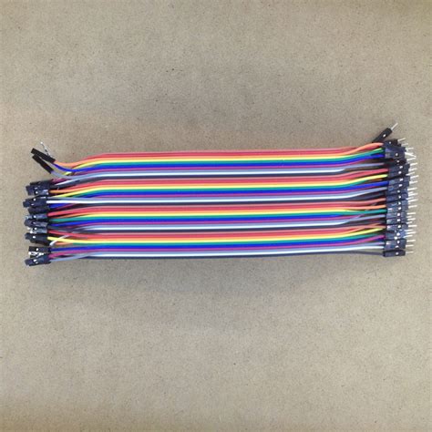 20cm M F Jumper Wire 40pcs A2d Electronics