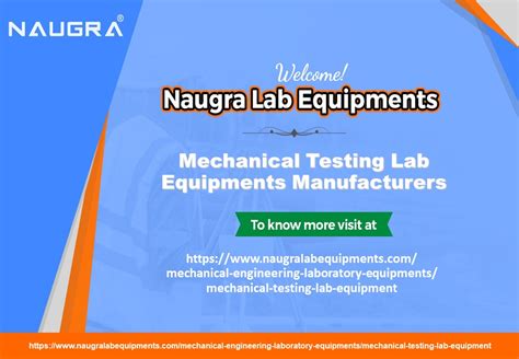 Mechanical Testing Lab Equipments Manufacturers Presentation Free To Download