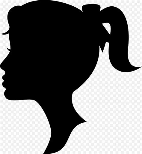 卡通小女孩剪影图png图片素材下载 图片编号yjeobxga 免抠素材网