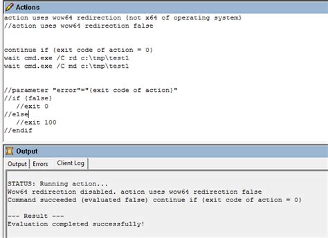 Script Failed With 0 Exit Code Content Authoring Bigfix Forum