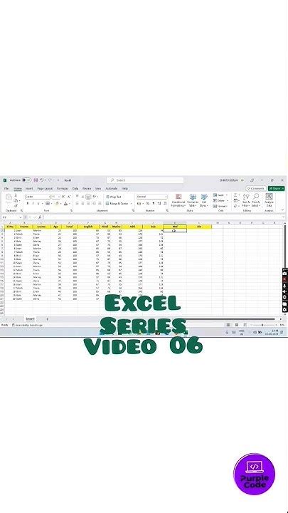Multiplication In Excel Excel Series Video 06 Purplecode404 Excel Codm Shorts Trending
