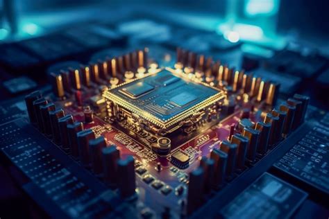 Premium Photo Circuit Board Close Up Technology Background 3d