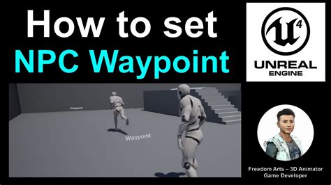 How To Set Waypoint For Npc Unreal Engine Tutorial Youtube
