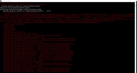 Building Wheel For Roboticstoolbox Python Setuppy Error · Issue