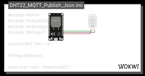 Dht22mqttpublisho Wokwi Esp32 Stm32 Arduino Simulator