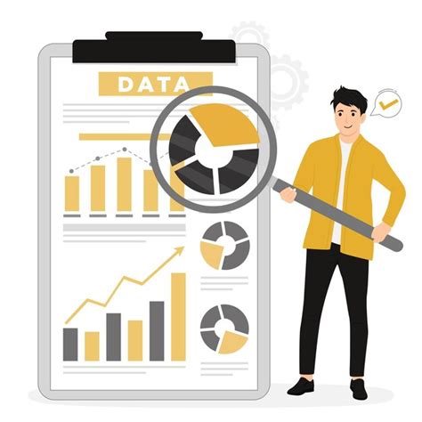 Premium Vector Flat Vector Marketing Research Analyze Product Online Search Analytics