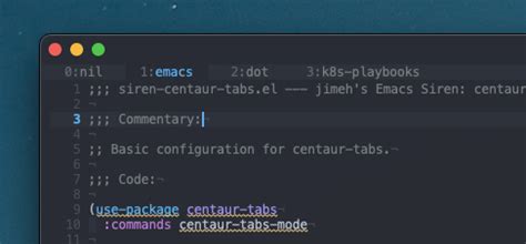 Tab Bar Mode How To Change Tab Bar Appearence R Emacs