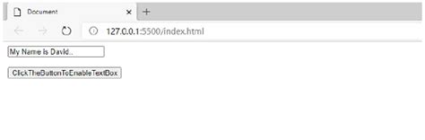 How To Enable The Disabled” Attribute Using Jquery On Button Click