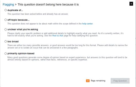 Whats The Difference Between Duplicate Flag And Close Duplicate Flag