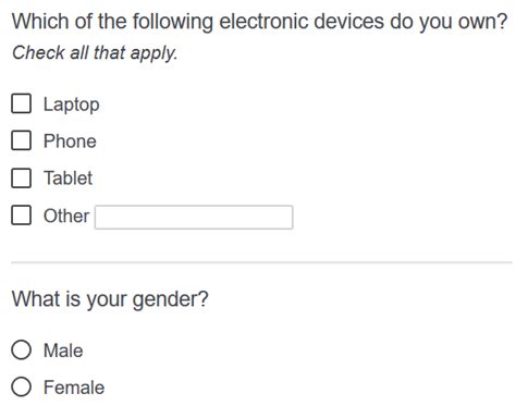 What Are Some Best Practices For Working With Check All That Apply