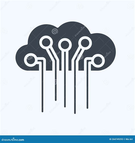 Icon Internet Of Things Related To Machine Learning Symbol Glyph