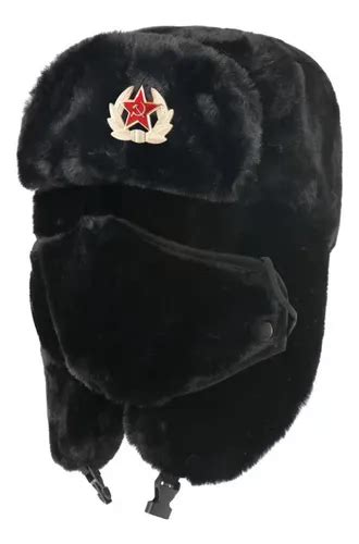 Gorro Ruso Realeza Ushanka Ski Pelaje Sovietico Invierno Meses Sin