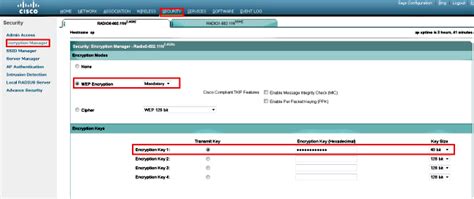 Wep On An Autonomous Access Point Configuration Example Cisco