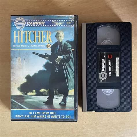 The Hitcher Vhs 1986 Rare Big Box Rutger Hauer Classic Vintage Movie £2299 Picclick Uk