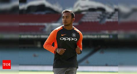 Prithvi Shaw No Delay On Our Part In Prithvi Shaw Case Bcci Cricket News Times Of India