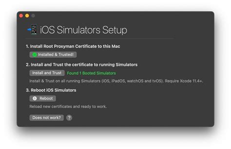 Ios Simulator Proxyman