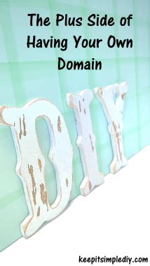 The Plus Side Of Having Your Own Domain Coupon Codes Keep It Simple DIY