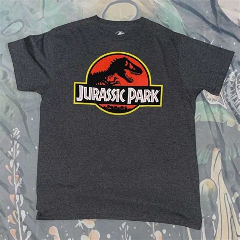 Jurassic Park Iconic Circle Logo Mens T Shirt Gem