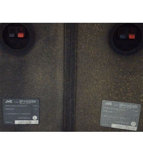 Jvc Bookshelf Speakers Sp Mxs3bk Computers And Tech Parts And Accessories Networking On Carousell