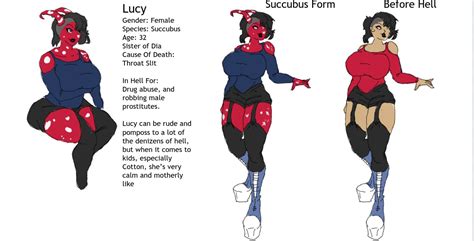 Helluva Boss Oc Lucy The Succubus By Therealcloud35 On Deviantart
