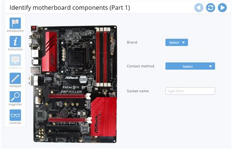 Solved Identify Motherboard Components Part 1 44 Off