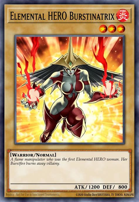 Elemental Hero Burstinatrix Yu Gi Oh Card Database Ygoprodeck