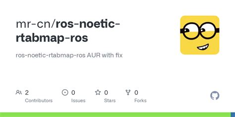 GitHub Mr Cn Ros Noetic Rtabmap Ros Ros Noetic Rtabmap Ros AUR With Fix