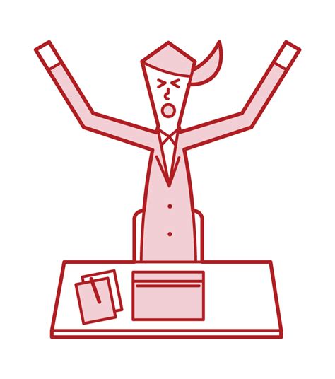 직장에서 휴식을 취하는 사람 여성의 그림 무료 일러스트 소재집 Kukukeke