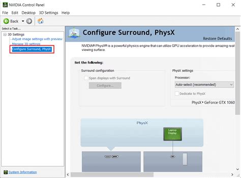 How To Configure Surround Physx Configuration Techcult