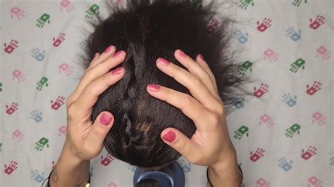 Scalp Massage Hair Combs Scalp Scratching Etc ASMR No Talking YouTube
