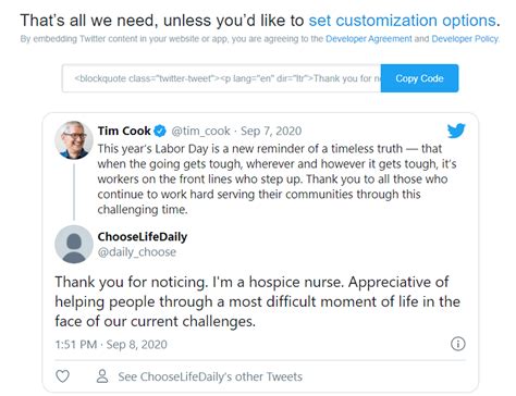 how to embed only a tweet reply on your website or blog