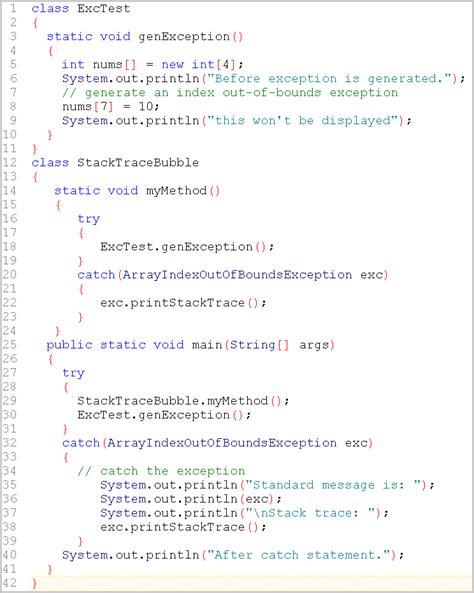 how to print java exception stack trace at james tanner blog