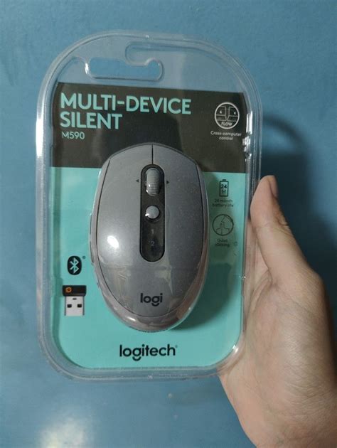 Logitech M590 Silent Bluetooth Mouse Computers Tech Parts Accessories Mouse Mousepads