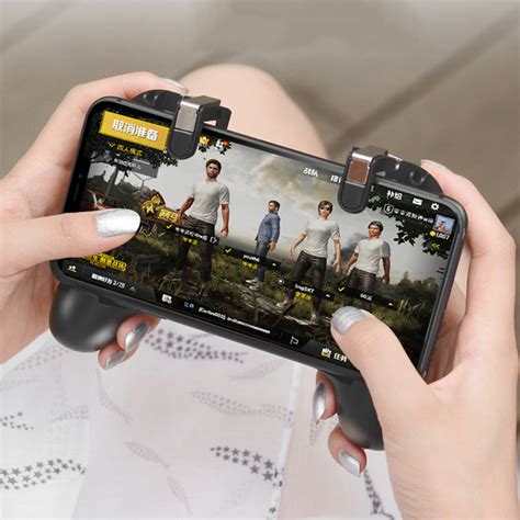 Android Iphone Pubg Mobile Gamepad Joystick Controller With Aim Trigger Free Shipping Up To