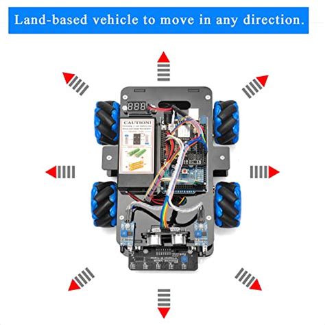 omni directional mecanum wheels robot car kit for
